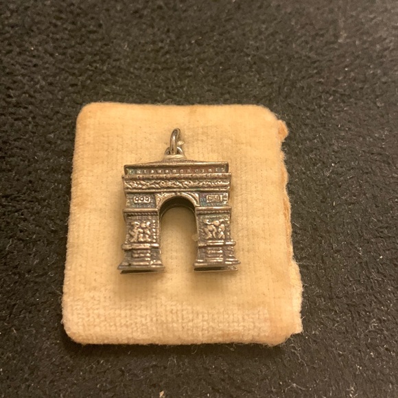 Jewelry | Vintage Silver Arc De Triomphe Pendant Or Charm | Poshmark
